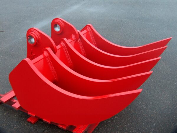 Excavator Attachments - Excavator Rake | LE Attachments, Inc